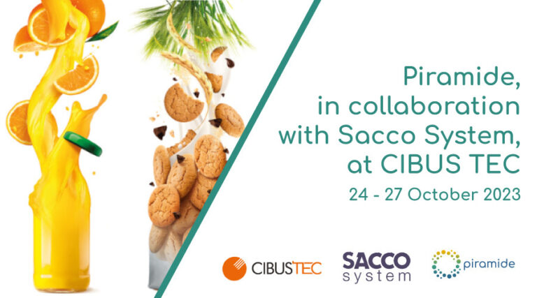 Piramide, in cooperation with Sacco system, at CIBUS TEC - Piramide S.r.l.